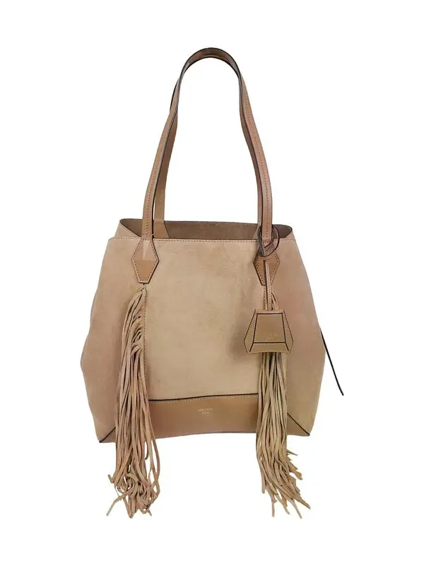 JIMMY CHOO Fringed Shoulder Bag - Neutrals