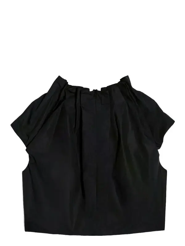 Simone Rocha Gathered-design Top - Black