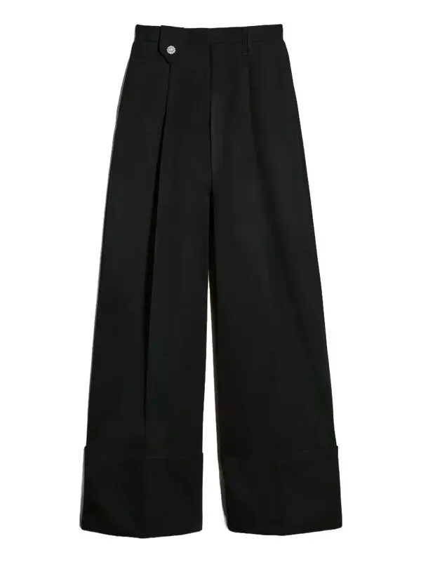 Simone Rocha Button-detail Trousers - Black