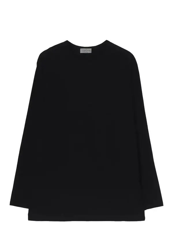 Yohji Yamamoto Long-sleeved T-shirt - Black