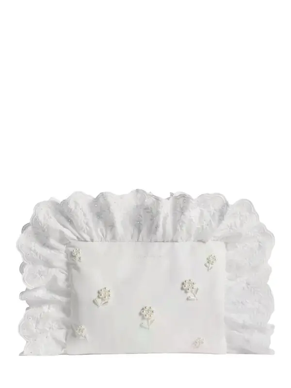 Simone Rocha Pillowcase Clutch - White