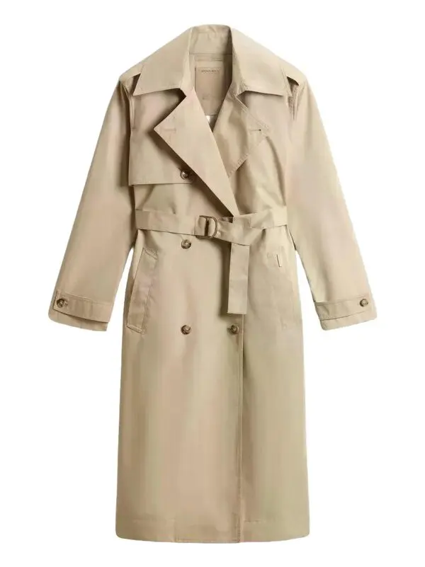 Woolrich Double-breasted Belted Trench Coat - Neutrals