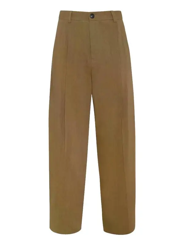 TELA Straight-leg Trousers - Neutrals