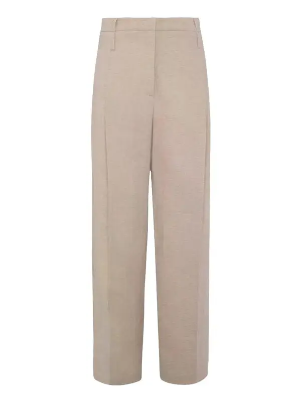 TELA Straight Trousers - Neutrals