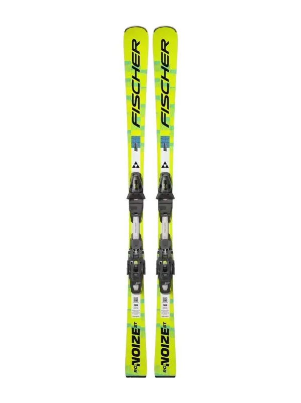 FISCHER Rc4 Noize St Triangle-patterned Skis - Yellow