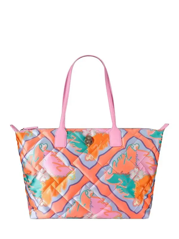 Kurt Geiger Quilt-design Tote Bag - Orange
