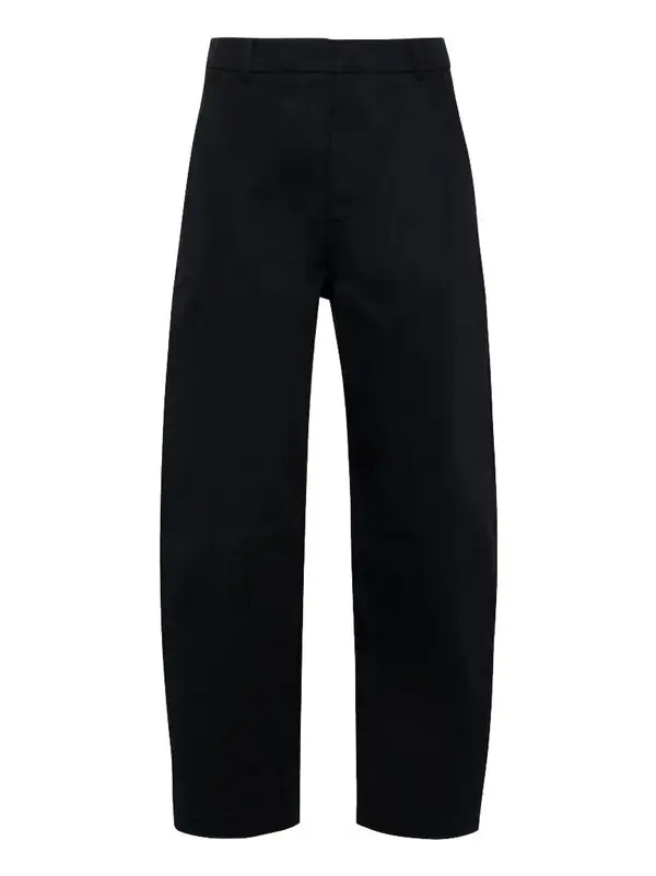 TELA Straight-leg Trousers - Black