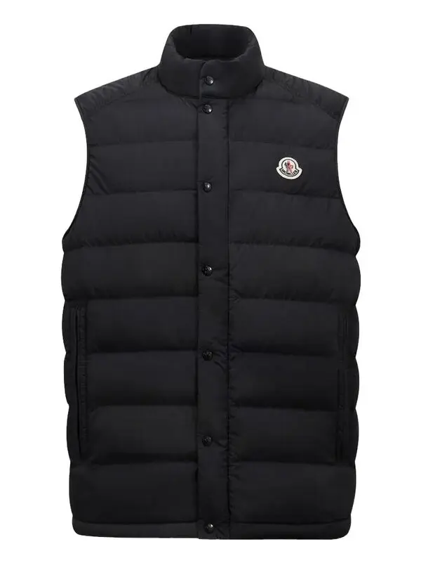 Moncler Logo Patch Gilet - Black