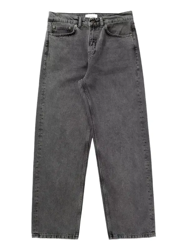 LES DEUX Belt-loop Straight Jeans - Grey