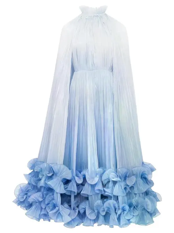 ANA RADU Mystic Wave Dress - Blue