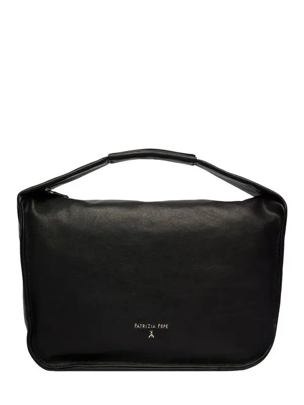 Patrizia Pepe Logo-plaque Tote - Black
