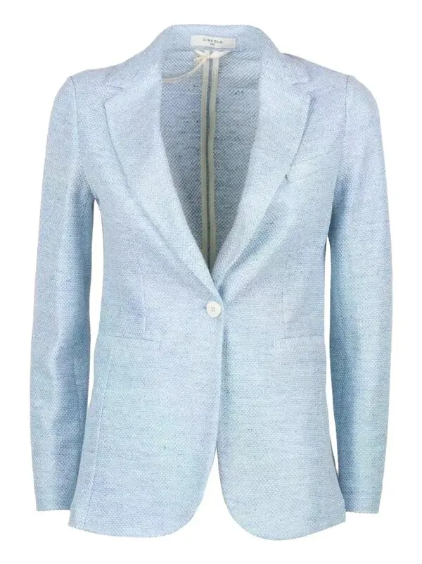 CIRCOLO 1901 Button Single-breasted Blazer - Blue