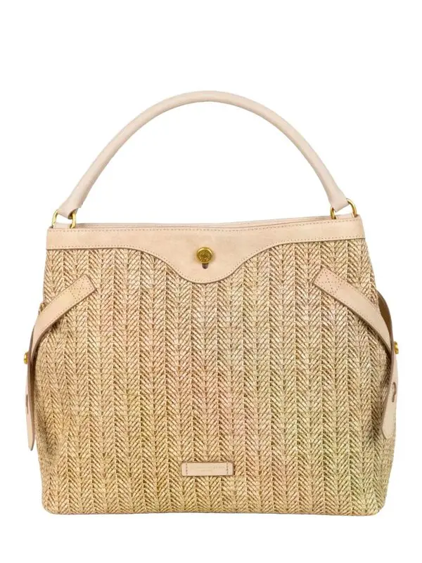 GIANNI CHIARINI Claudette Woven Tote Bag - Neutrals
