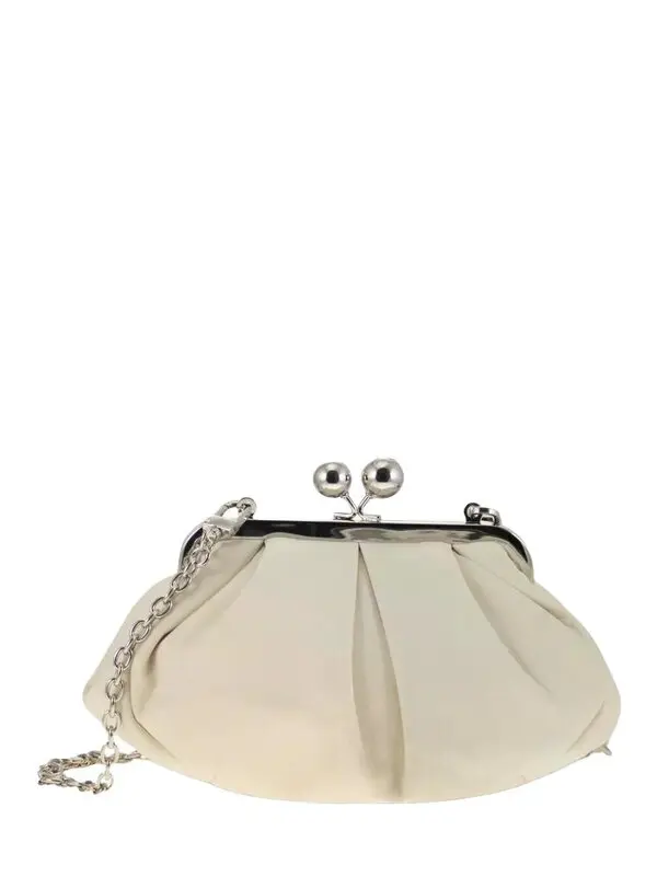 Max Mara Prati Pleated Clutch - Neutrals
