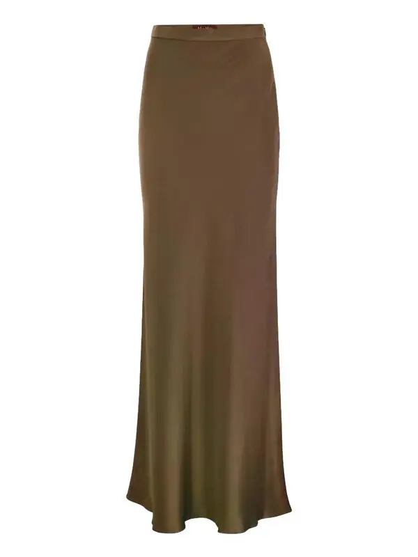Max Mara Long Flowing Skirt - Brown