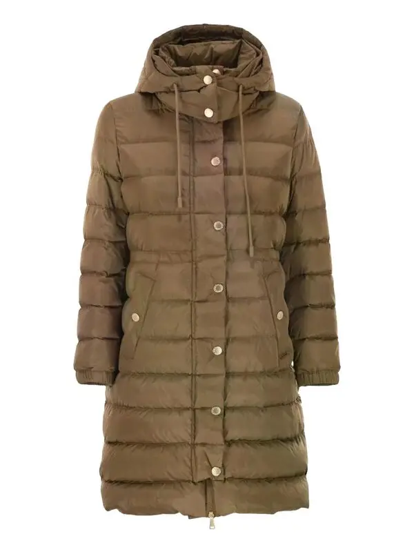 Max Mara Quilted Cerbero Coat - Brown