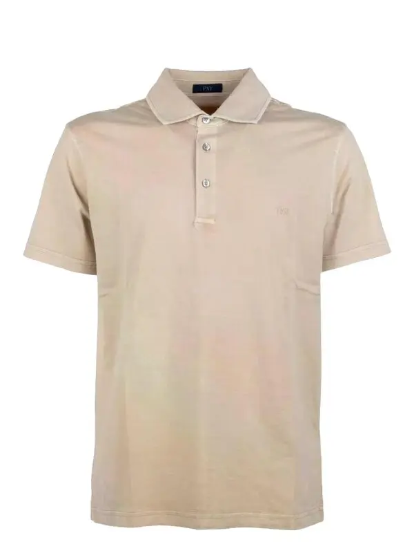 FAY Logo Polo Shirt - Neutrals