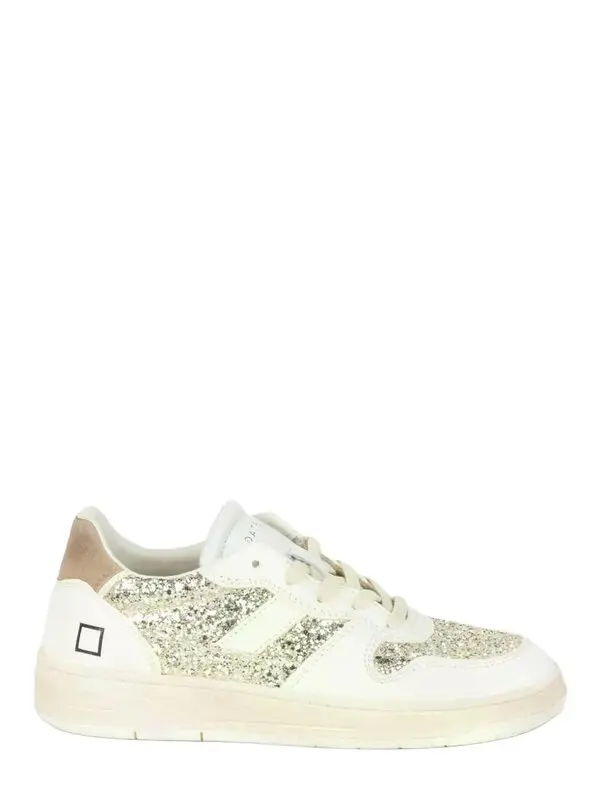 D.a.t.e. Court 2.0 Glitter Sneakers - Neutrals