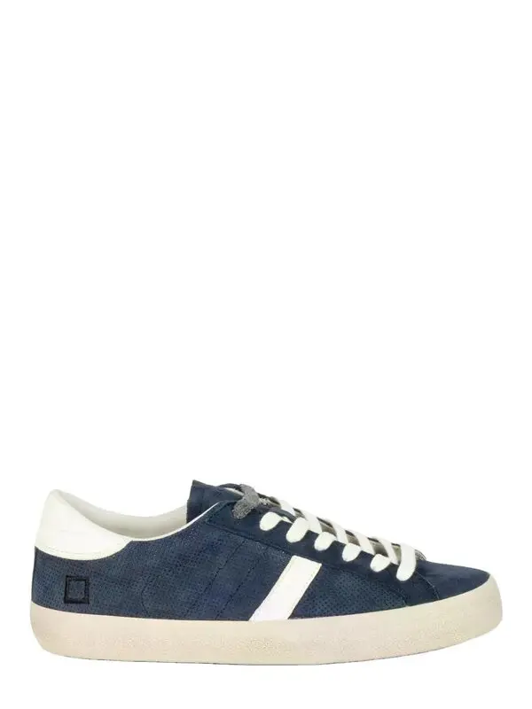 D.a.t.e. Perforated Sneakers - Blue