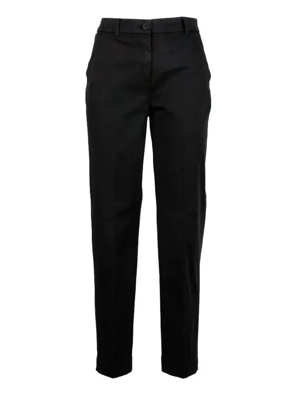 VIA MASINI 80 Buttoned Trousers - Black