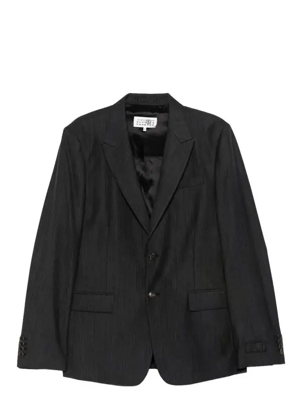 MAISON MARGIELA Single-breasted Blazer - Grey