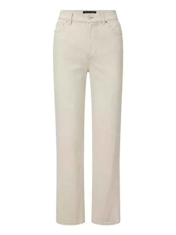 Veronica Beard Leah Straight Leg Jeans - Neutrals