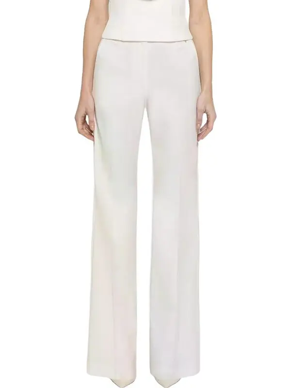 NISSA Flared Trousers - White