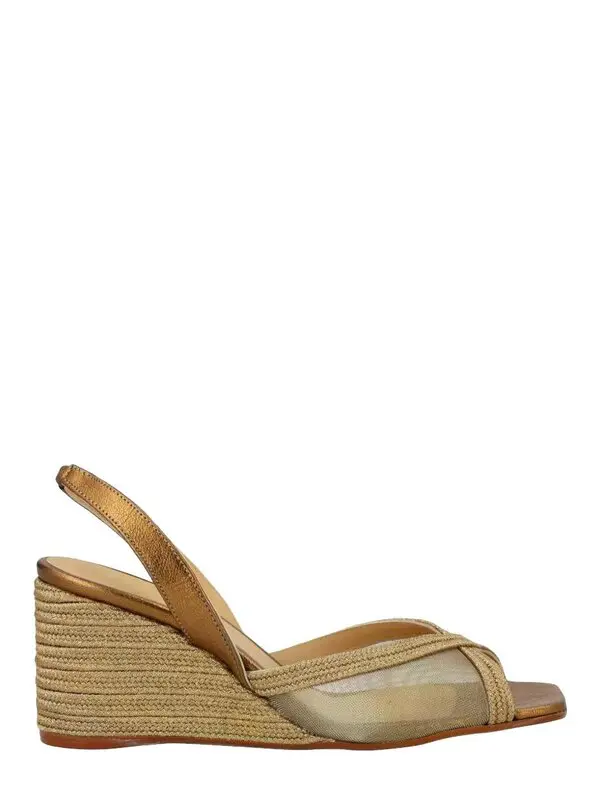 CastaÑer Betty Square-toe Wedge Espadrilles - Neutrals