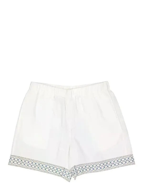 HOMME Braided Bermuda Shorts - White