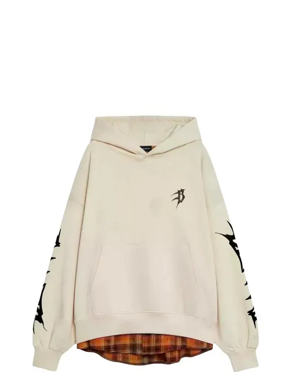 BARROW Graphic Print Hoodie - Neutrals