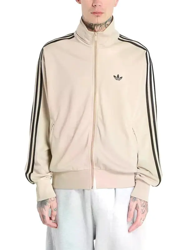 Adidas Striped Performance Jacket - Neutrals