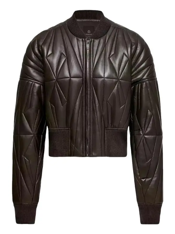MONCLER + RICK OWENS Geocamo Quilted Jacket - Brown
