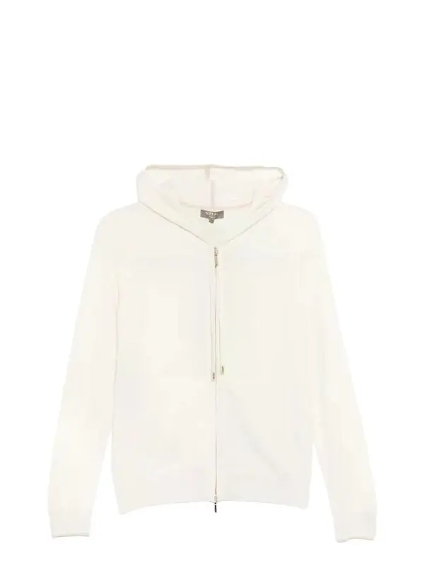 N.peal Hooded Zip-up - Neutrals
