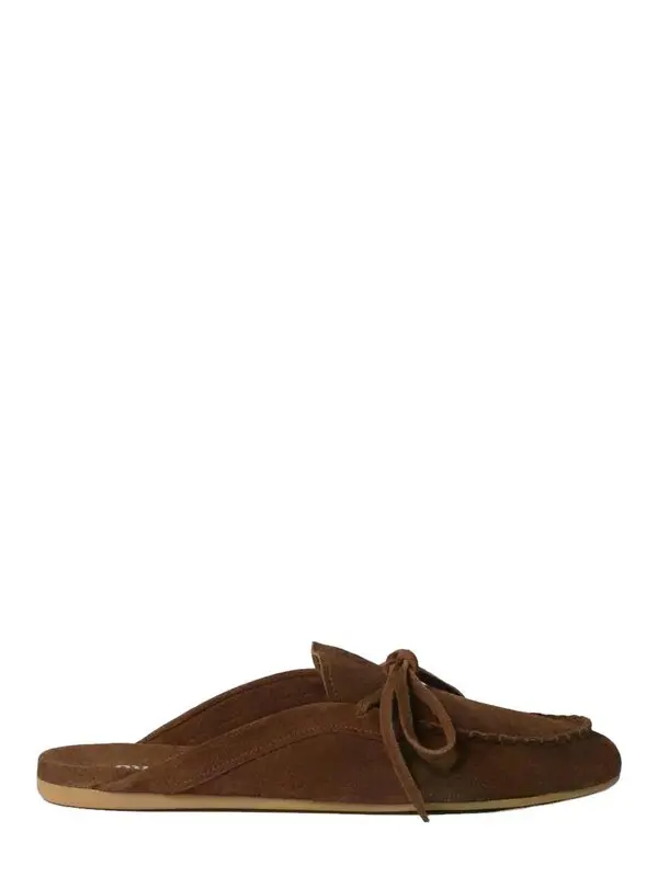 Miu Miu Suede Mules - Brown