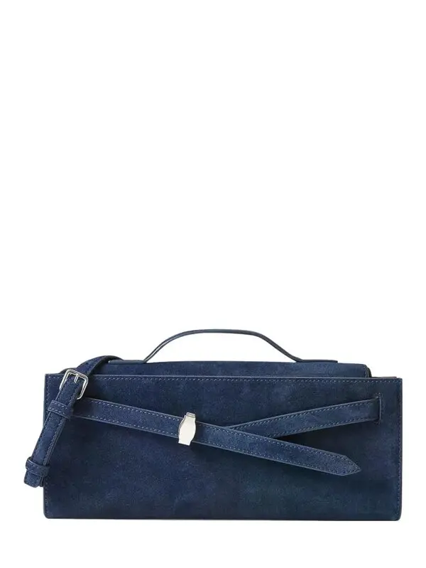 Veronica Beard Suede Dash Clutch - Blue