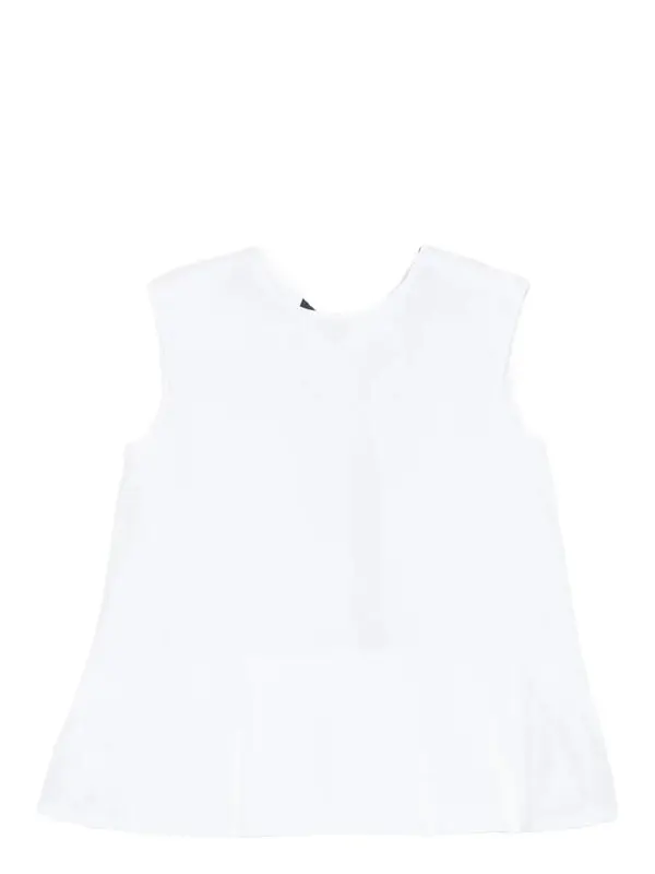 Max Mara Pleated Hem Blouse - White