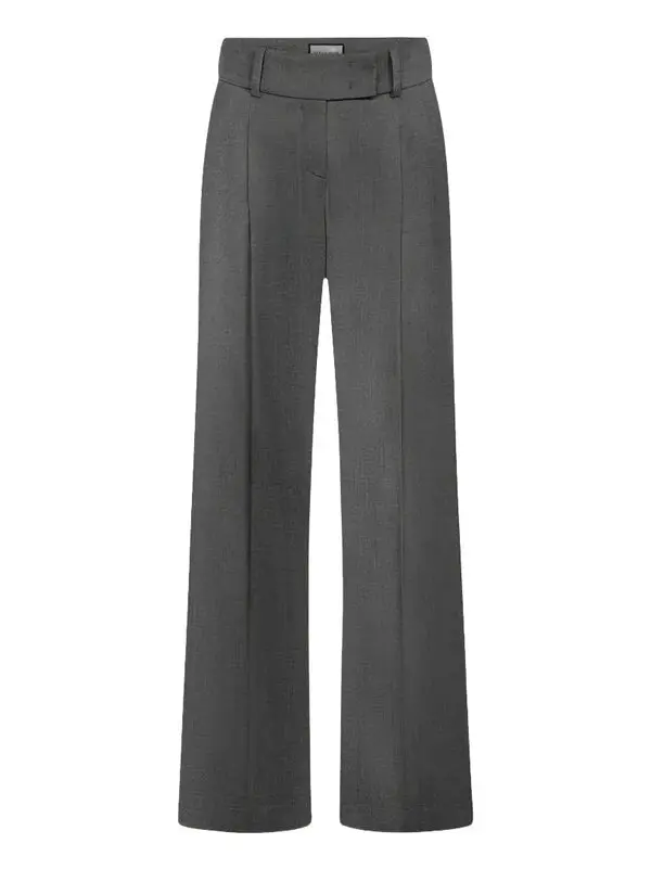 Seductive Pleated Tailored Trousers - Grey