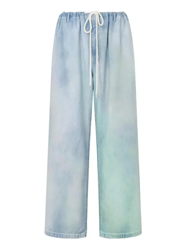 Moschino Drawstring Pocket Jeans - Blue