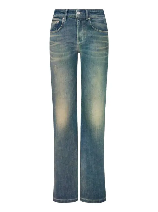 Moschino Five-pocket Flared Jeans - Blue