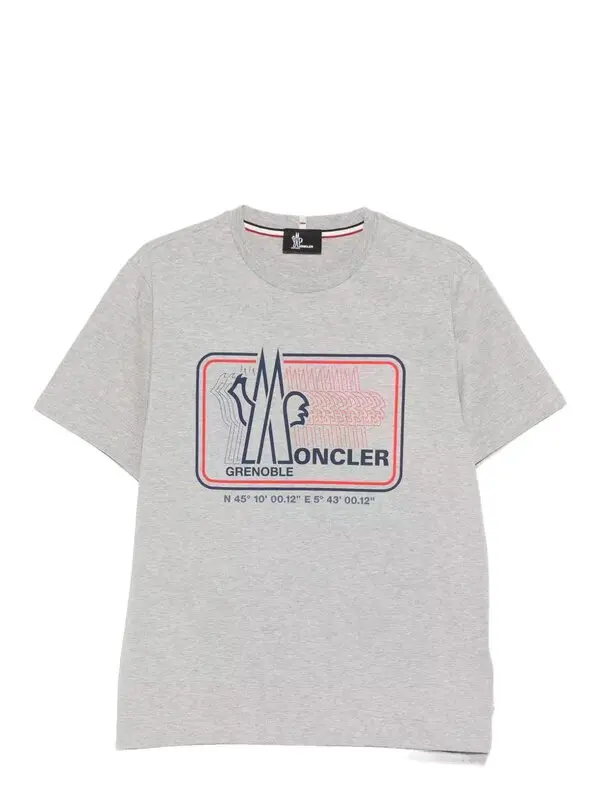 Moncler Logo T-shirt - Grey