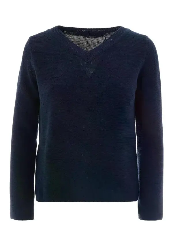 Max Mara Ago V-neck Sweater - Blue
