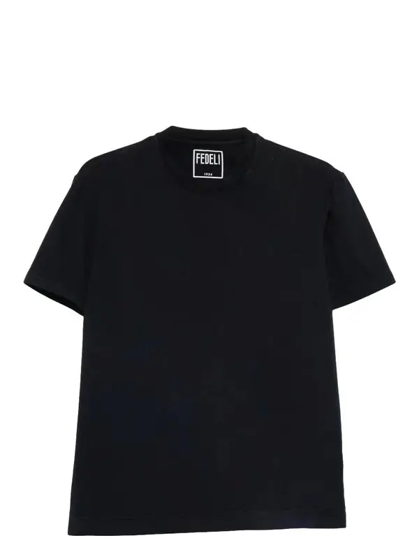 Fedeli Crew-neck T-shirt - Blue