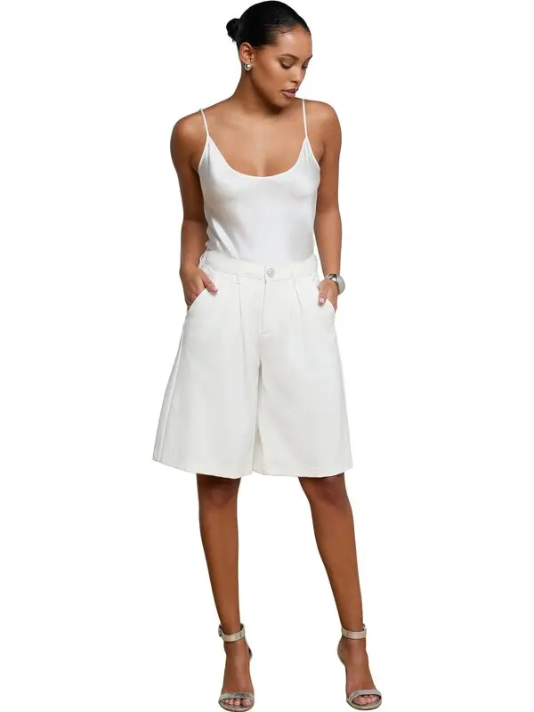 L'Agence Akasha Bermuda Short - Ivory