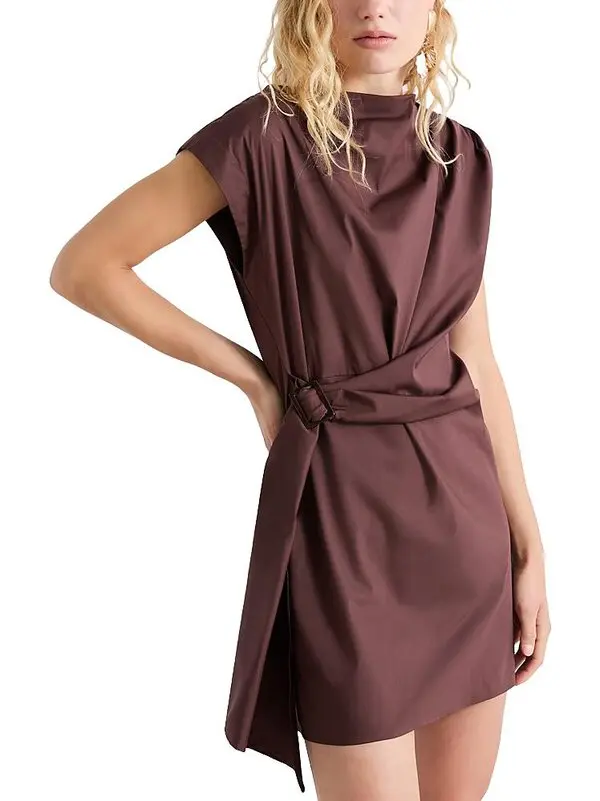 Marella Sabine Draped Dress - Brown