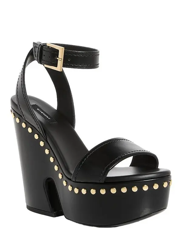 Givenchy Platform Clog Sandals - Black