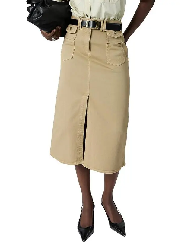 Gerard Darel Emma Midi Skirt - Sand