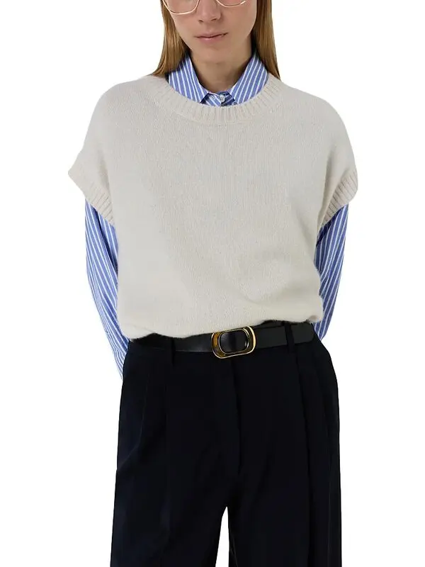 Gerard Darel Lohna Cashmere Sweater - Ecru