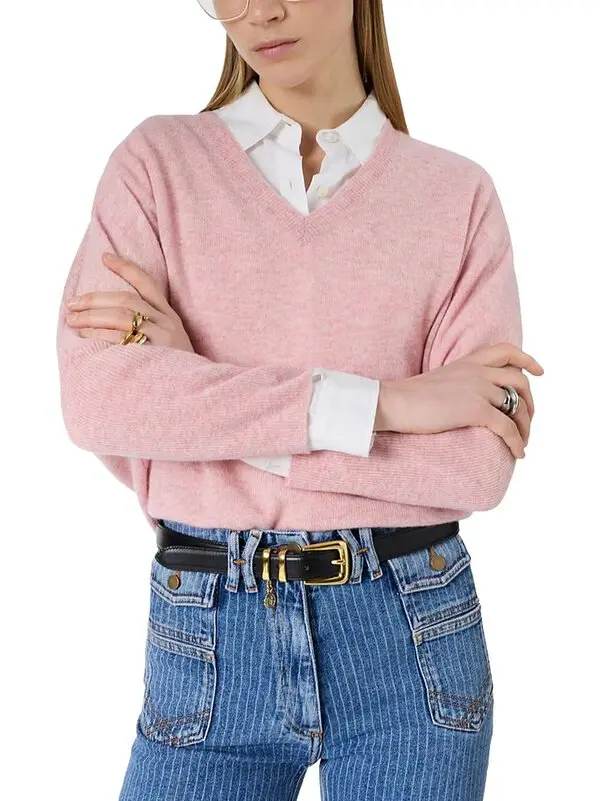 Gerard Darel Lenae Cashmere Sweater - Pink