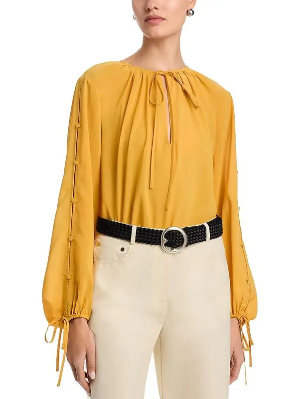 TOCCIN Oletta Long Sleeve Blouse - Tuscan Sun