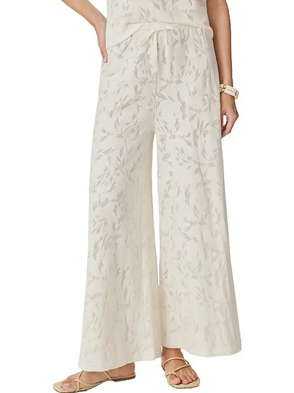 Splendid Air Burnout Wide Leg Pants - Shell Windswept